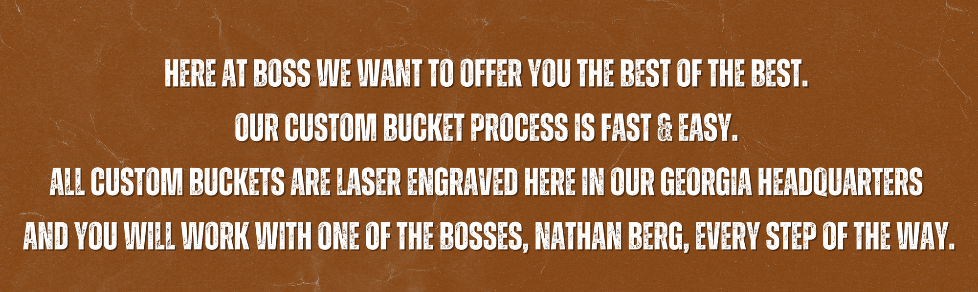 Custom BOSS™ Buckets – Boss Equine Products